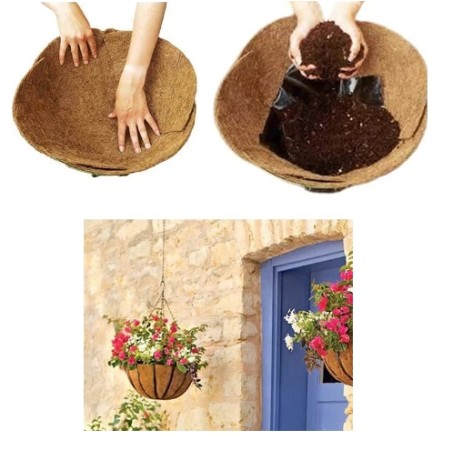 Natural coconut fiber pads