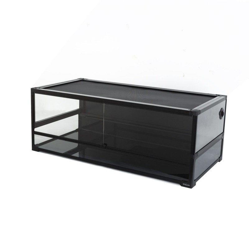 Reptizoo Glass Terrarium with PVC Background